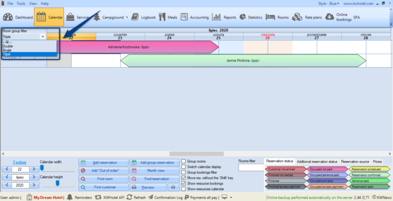Hotel booking calendar - 5 features that will make your life easier